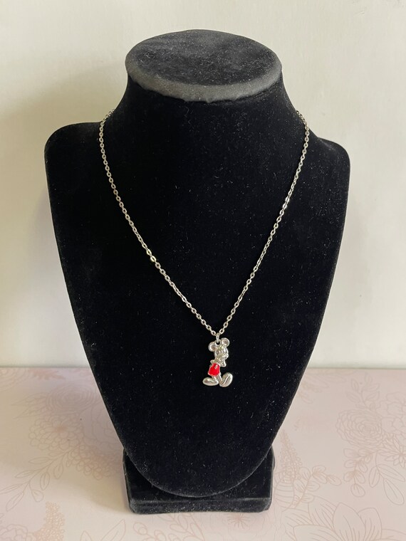 Vintage Disney Mickey Mouse Necklace, Mickey Mouse Pe… - Gem