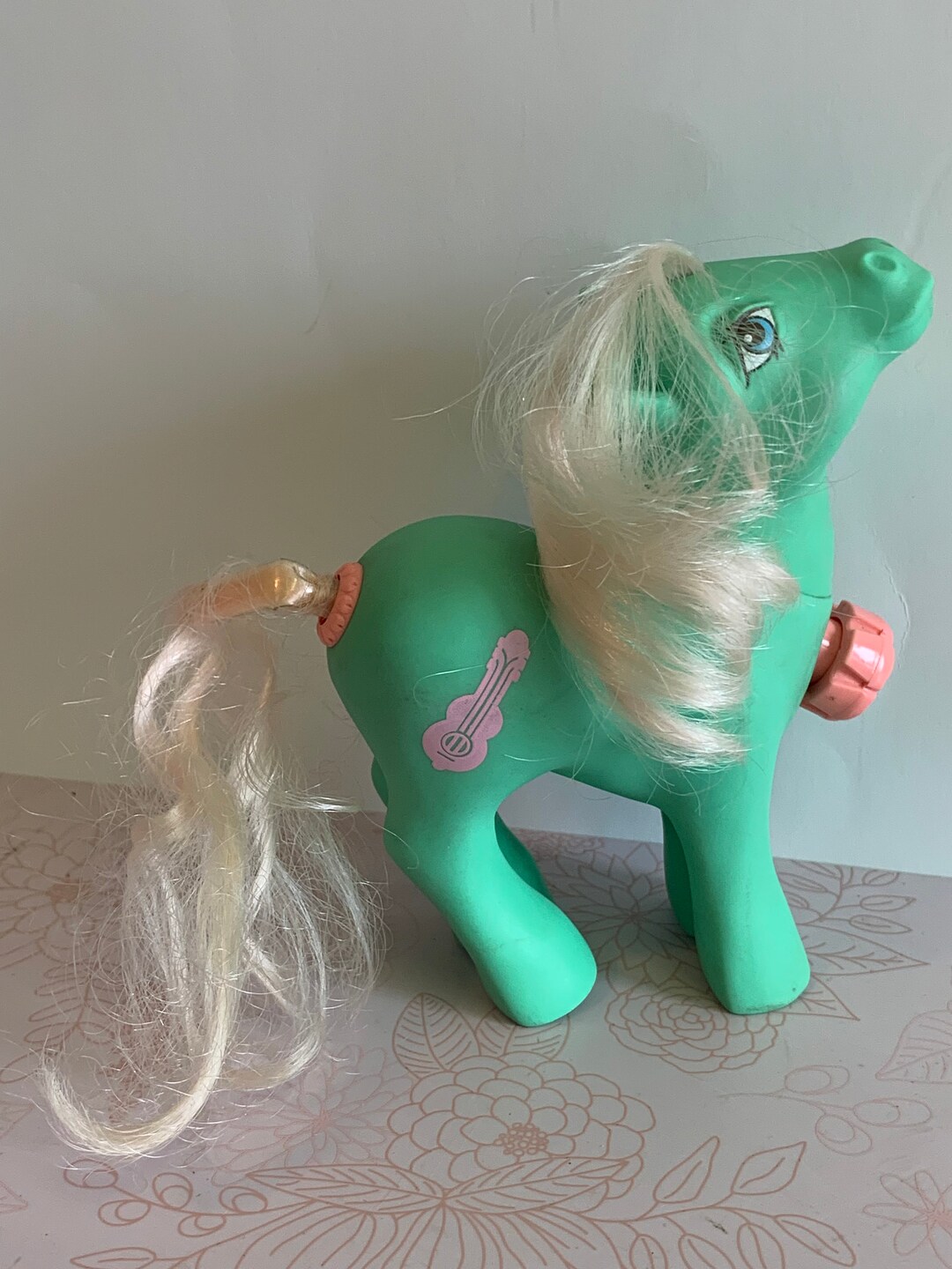 My Little Pony Happy Tails Pony, Mint Green MLP, My Little Pony G1 ...