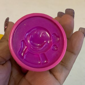 Barney Toy Figure Barney Small Toy Barney Playdough Toy - Etsy