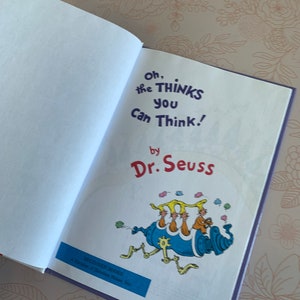 Oh the Thinks You Can Think! - Dr. Seuss Beginner Book - Etsy