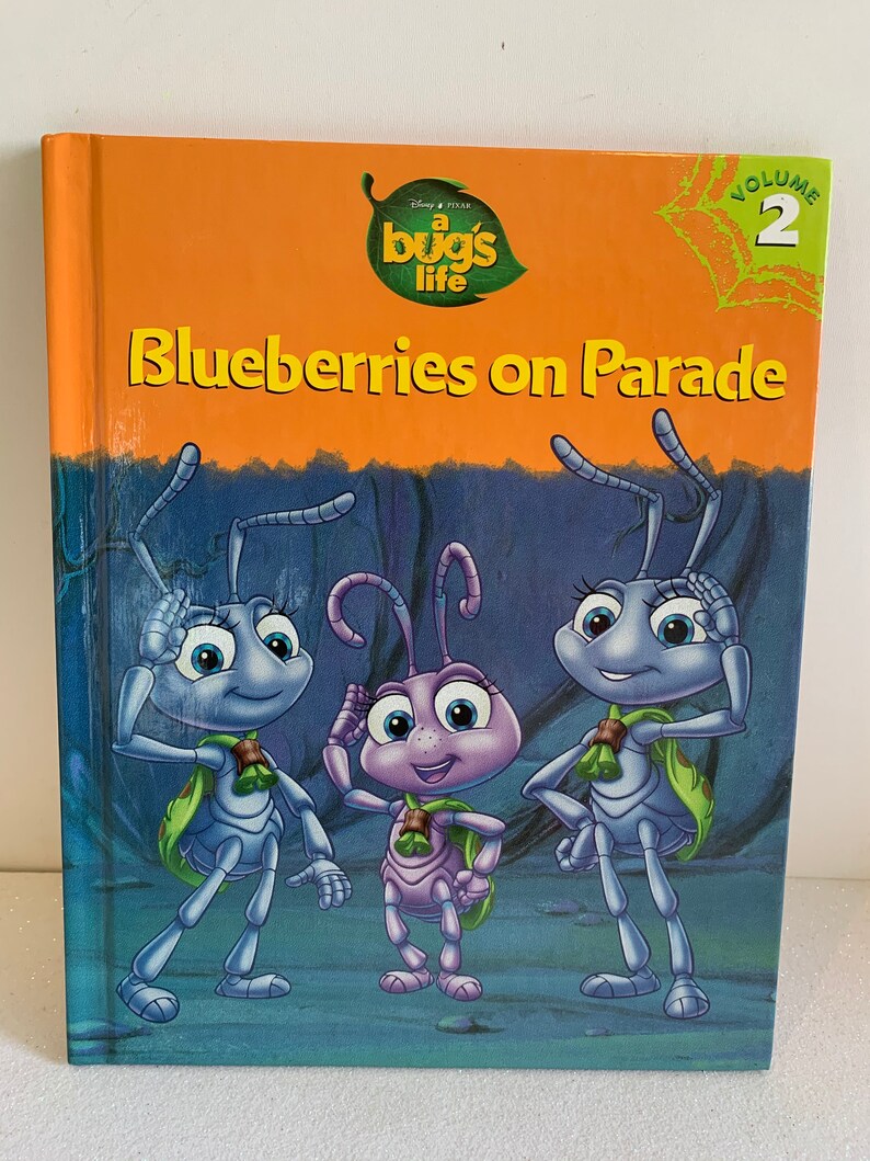 Vintage Disney's A Bug's Life Hardback Storybook: Blueberries on Parade ...