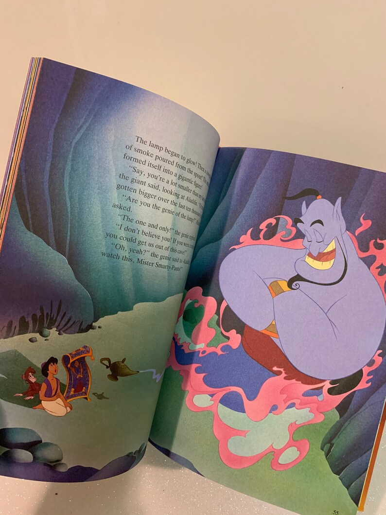 Vintage Disney's Aladdin Book Disney Aladdin Disney - Etsy