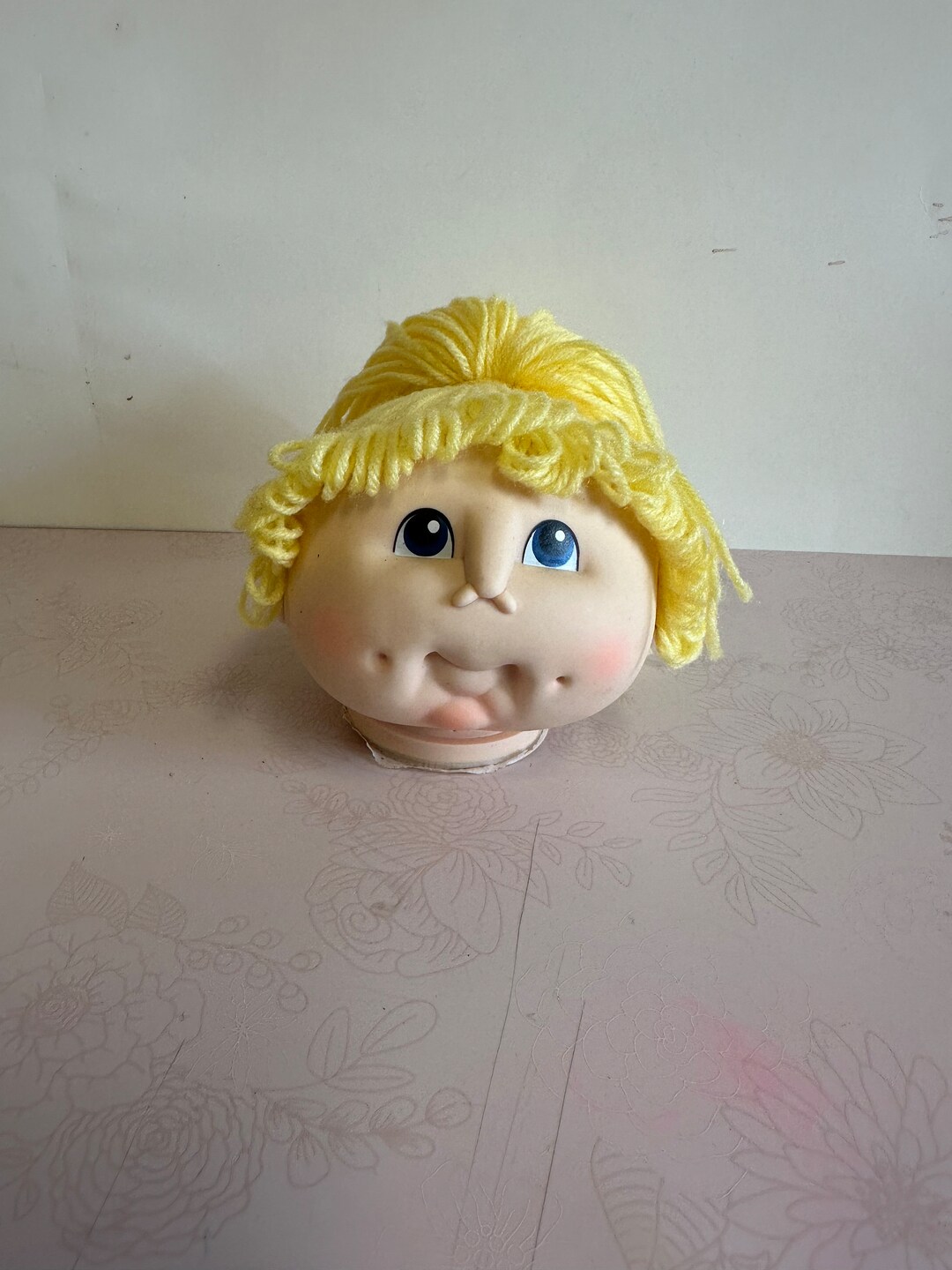 1984 Cabbage Patch Doll Head: Blonde Hair, Crafting Parts - Etsy
