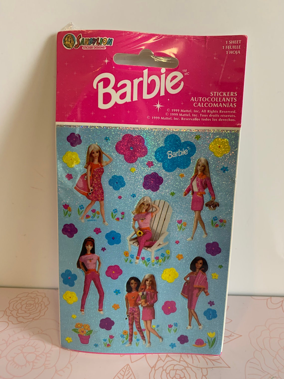 1999 Mattel Barbie Stickers Vintage Stickers Sandylion - Etsy