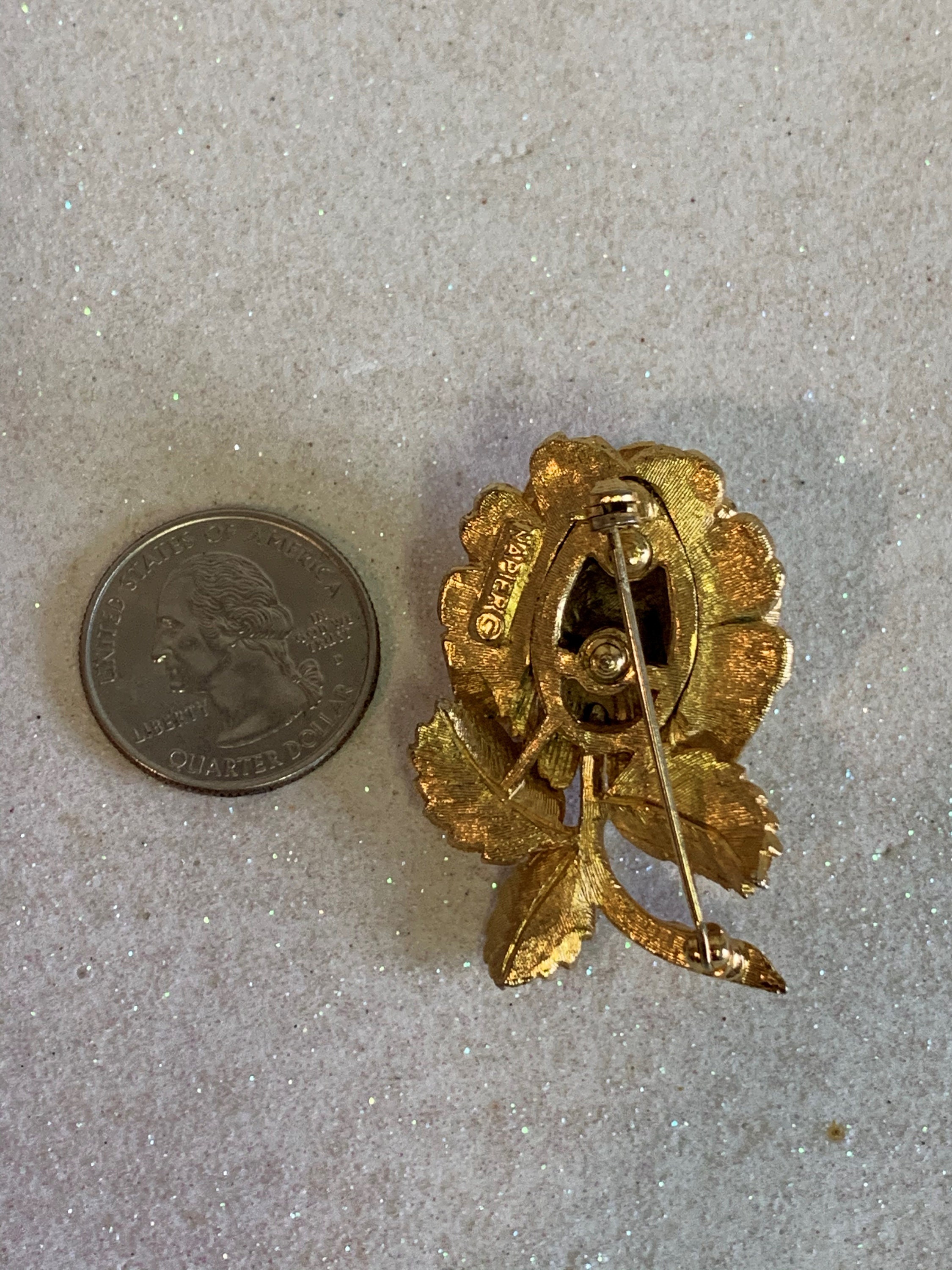 Vintage Napier Rose Brooch Napier Brooch Napier Pin Vintage | Etsy