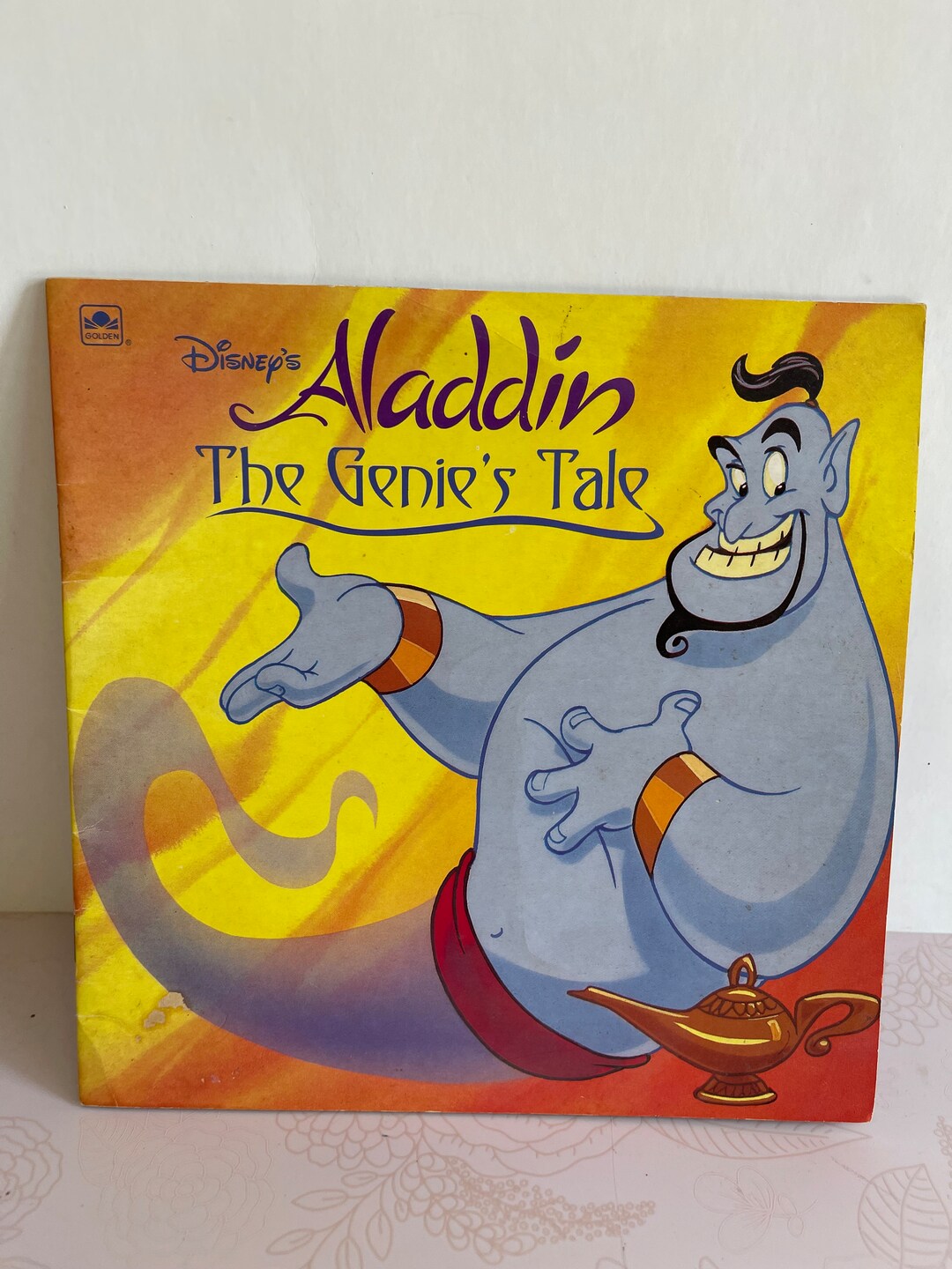 Walt Disney Golden Book, Disney Aladdin Book, A Genie's Tale Golden ...