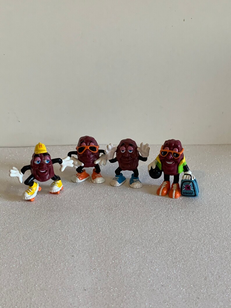 Vintage California Raisins Toy Figures Lot california Raisins - Etsy