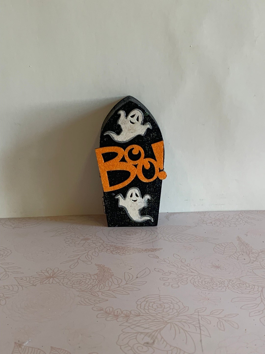 Hand Painted Wooden Coffin, Mini Wooden Coffin, Handpainted Coffin Box ...