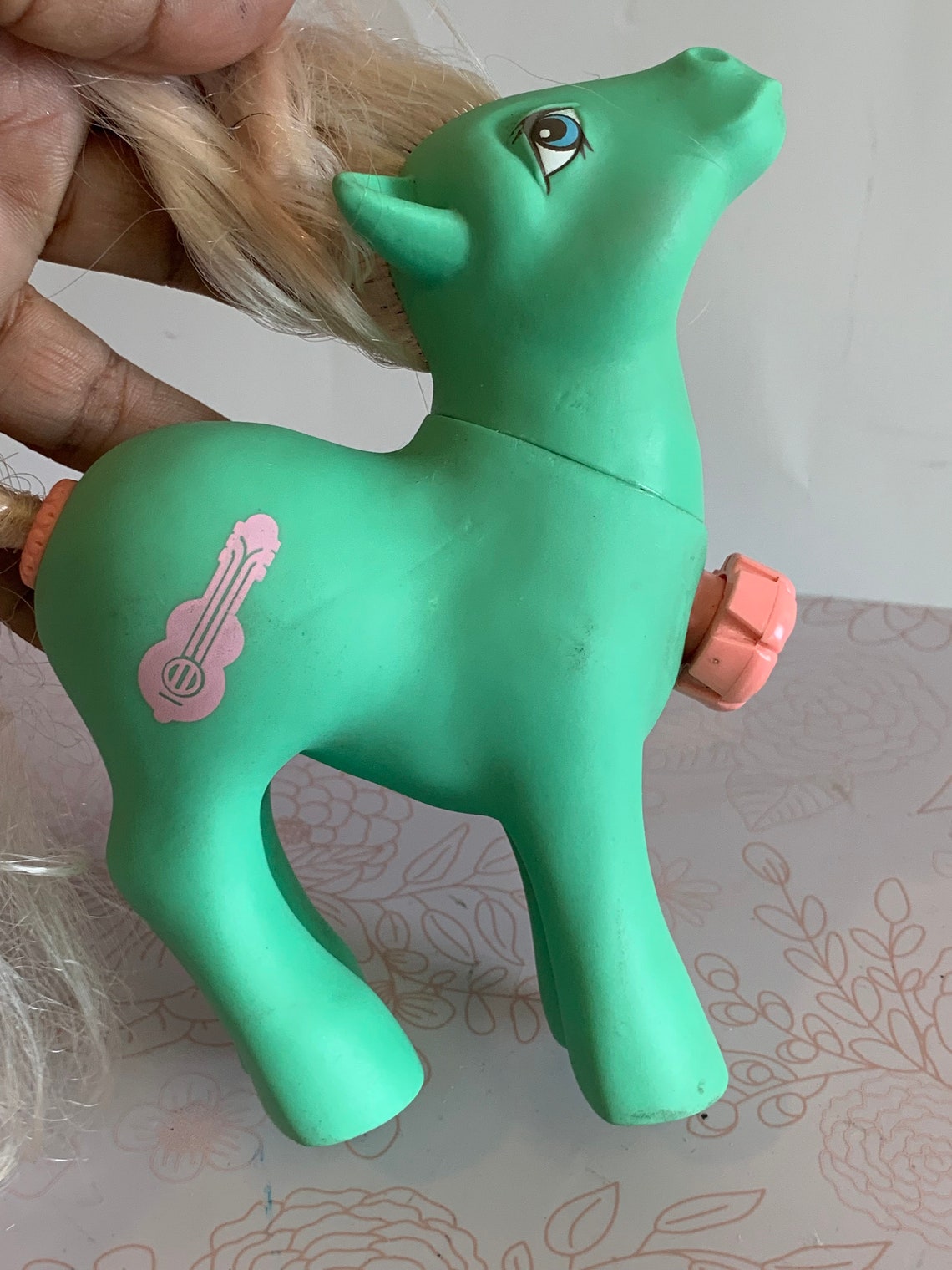 My Little Pony Happy Tails Pony Mint Green MLP My Little - Etsy