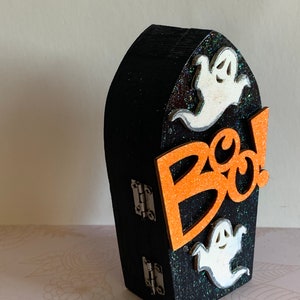 Hand Painted Wooden Coffin, Mini Wooden Coffin, Handpainted Coffin Box ...