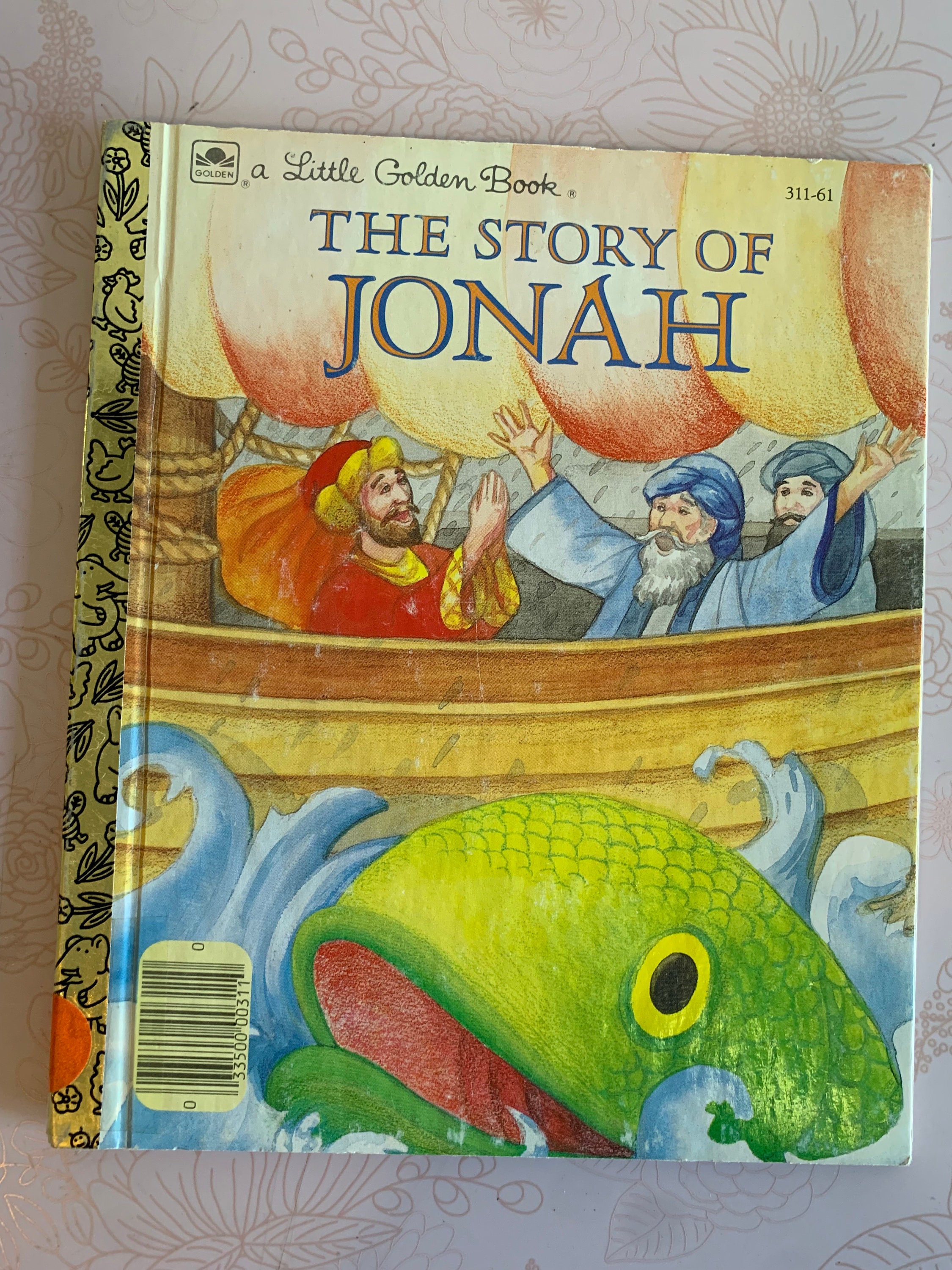 The Story of Jonah Little Golden Book Jonah Story Book A - Etsy
