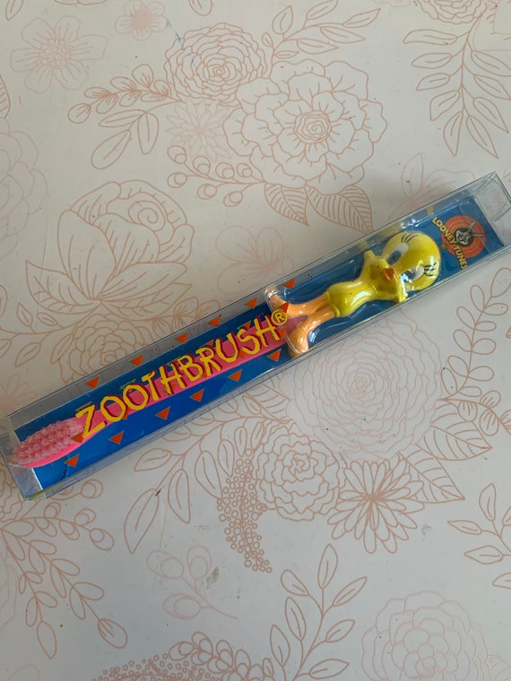 Vintage 1997 Tweety Bird Zoothbrush Vintage 90s Looney Tunes - Etsy