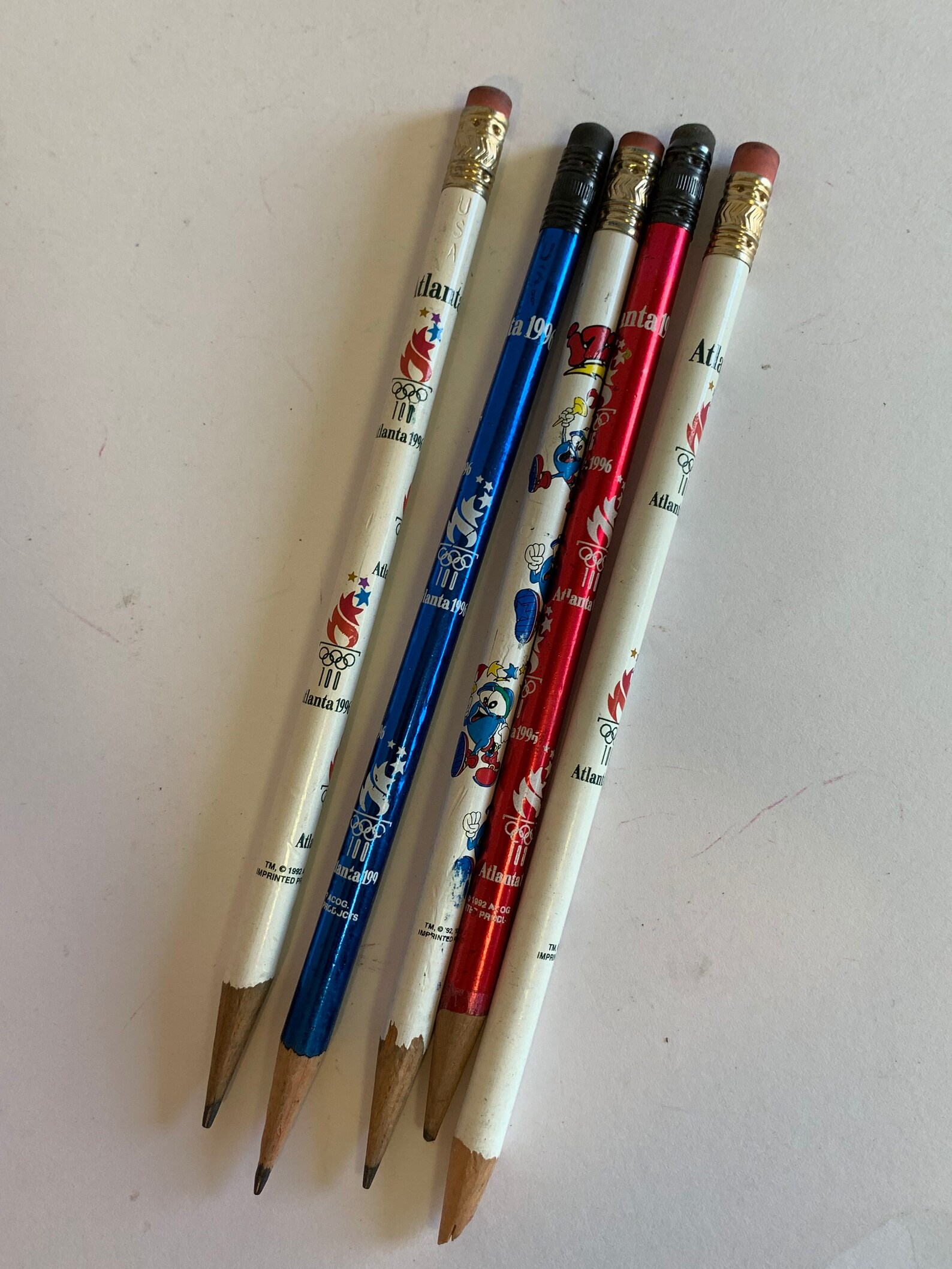 Vintage Olympics Pencils Olympics Izzy Vintage 90s Pencils - Etsy UK