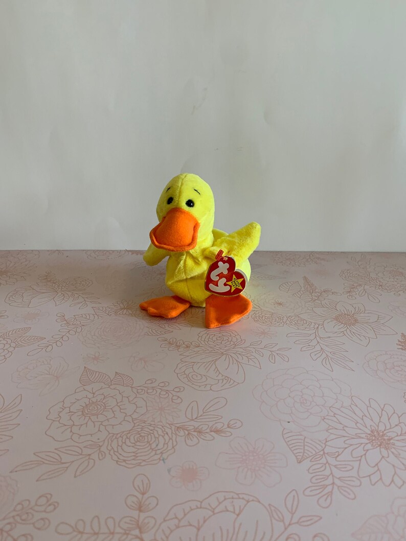 Vintage TY Beanie Baby Quakers Duck - 1994 Collectible - Etsy