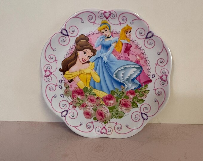 Disney Plate, Disney Princess Child's Plate, Children's Plates ...