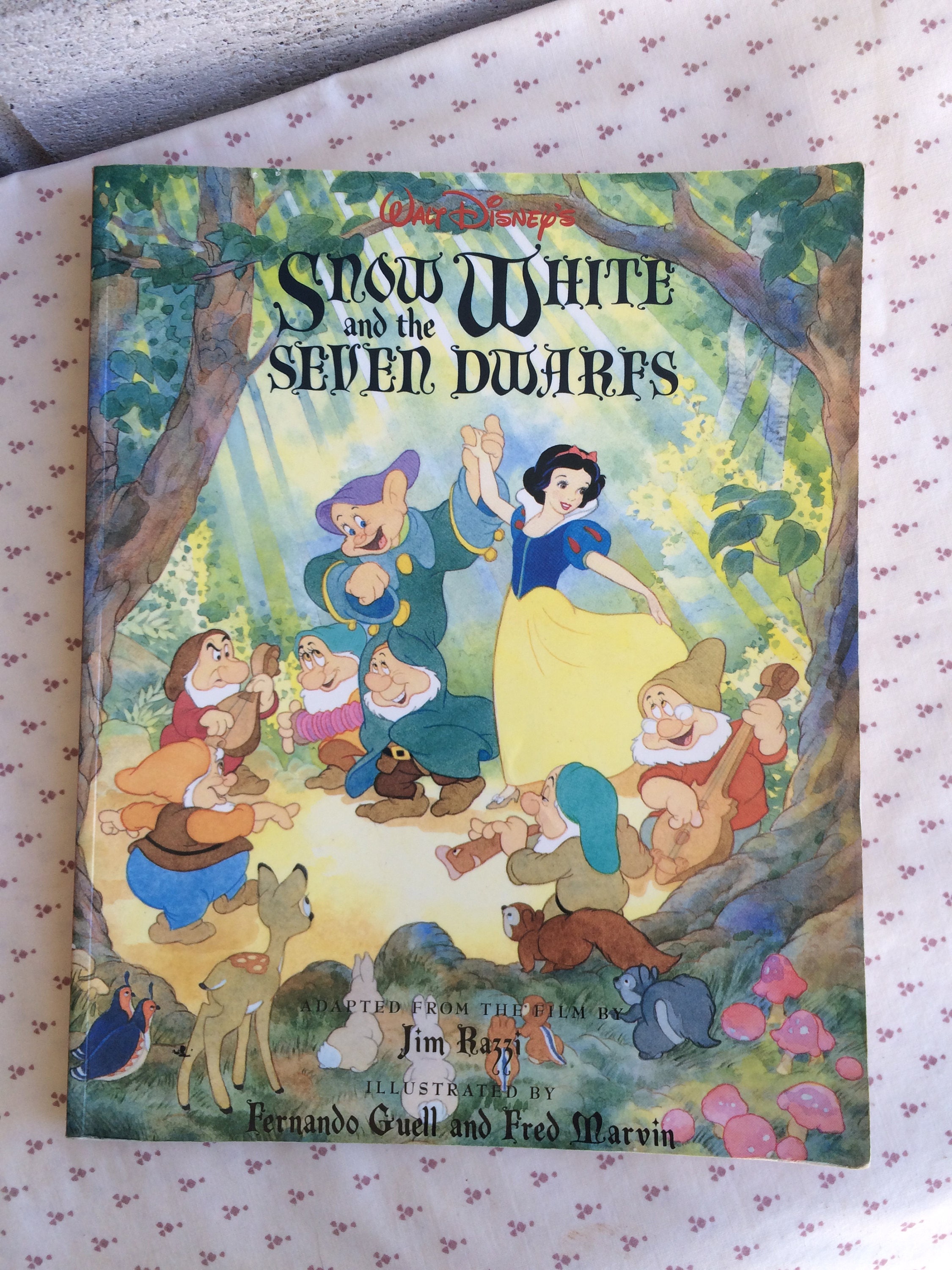 1993 Snow White Book Snow White and the Seven Dwarfs - Etsy