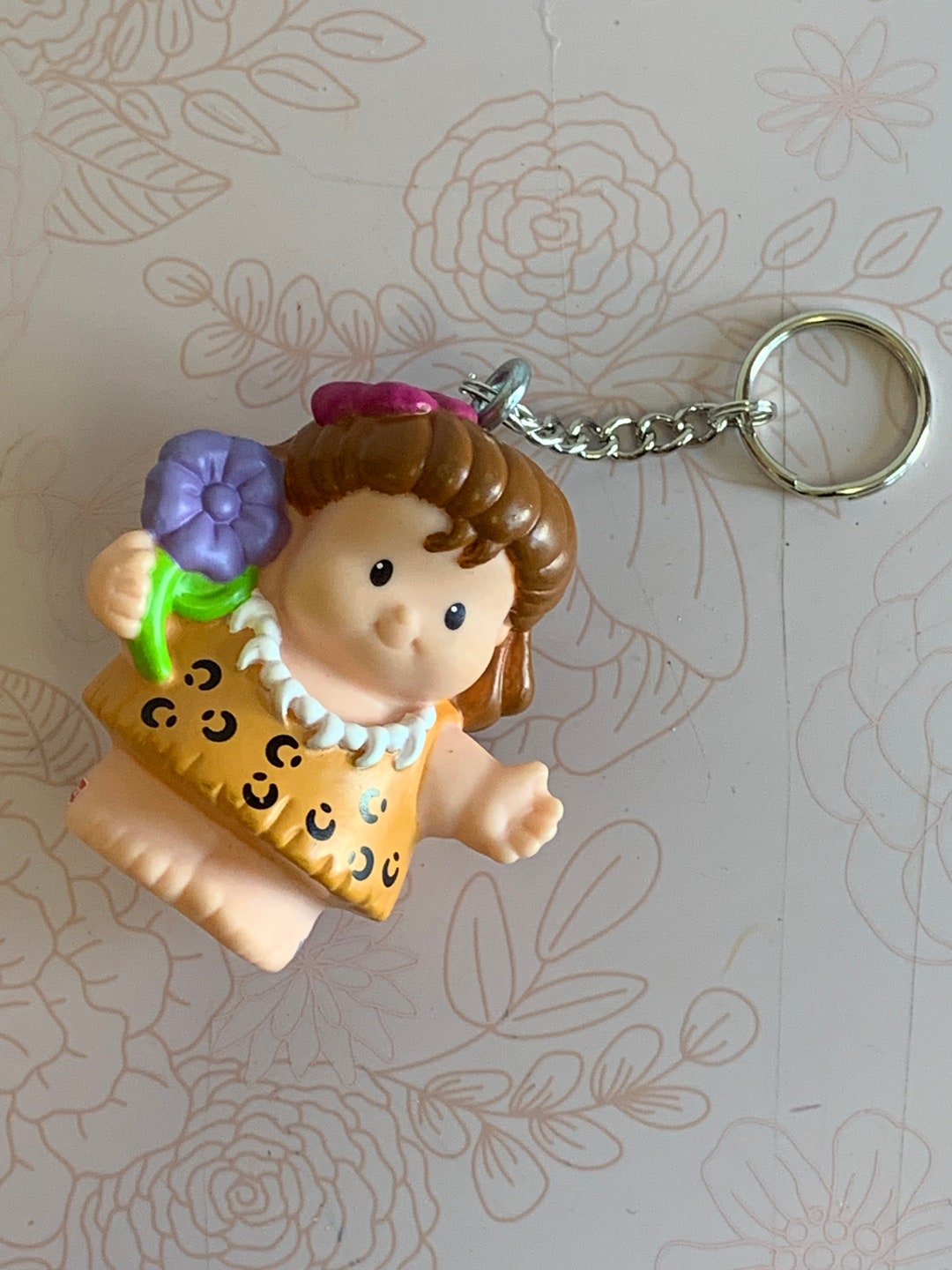 Fisher Price Little People Keychain, Hand Made Key Chain, Toy PVC Key ...