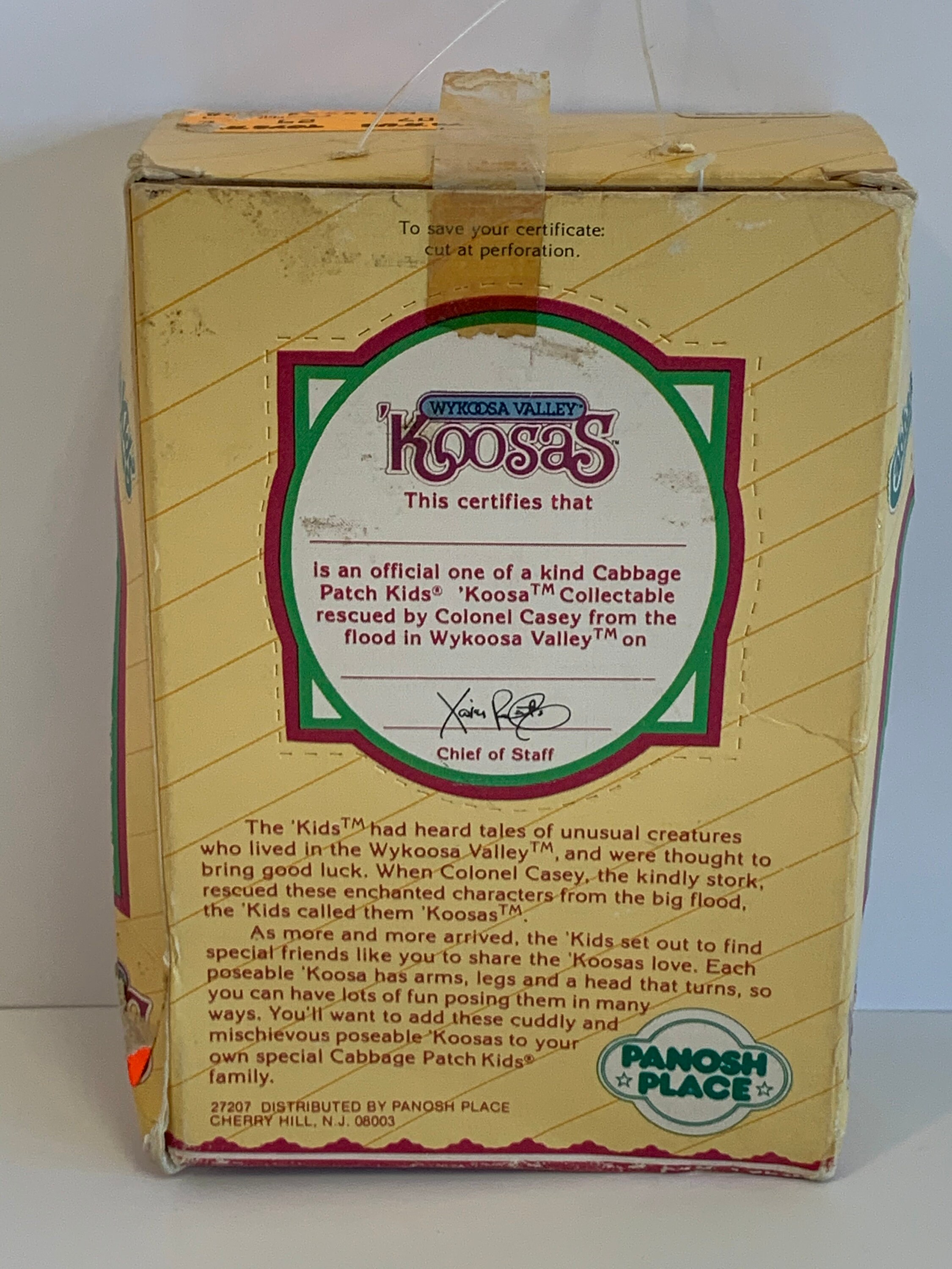 Vintage 80s CPK Koosa Xavier Roberts Koosa Poseable Koosa | Etsy