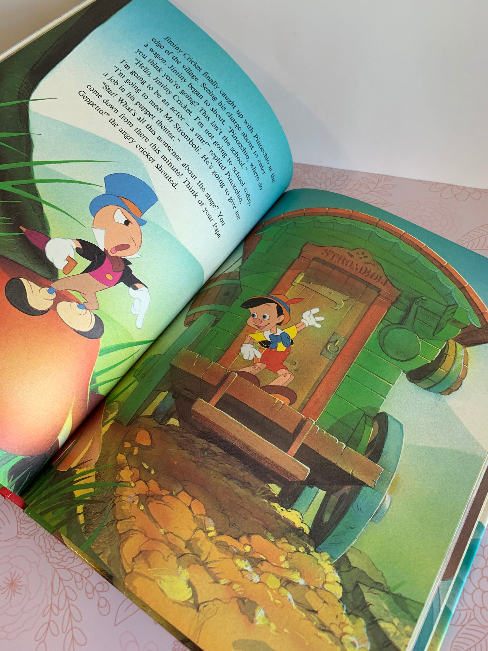 Vintage Disney Storybook Vintage Disney Pinocchio Book Walt - Etsy