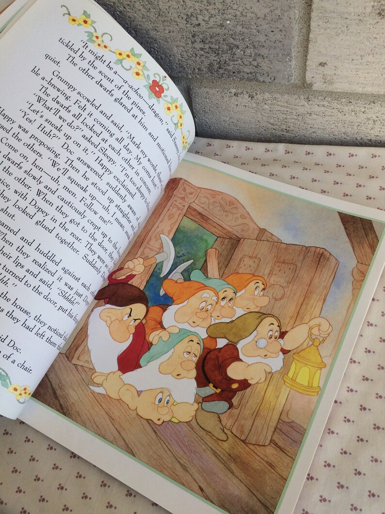1993 Snow White Book Snow White and the Seven Dwarfs - Etsy