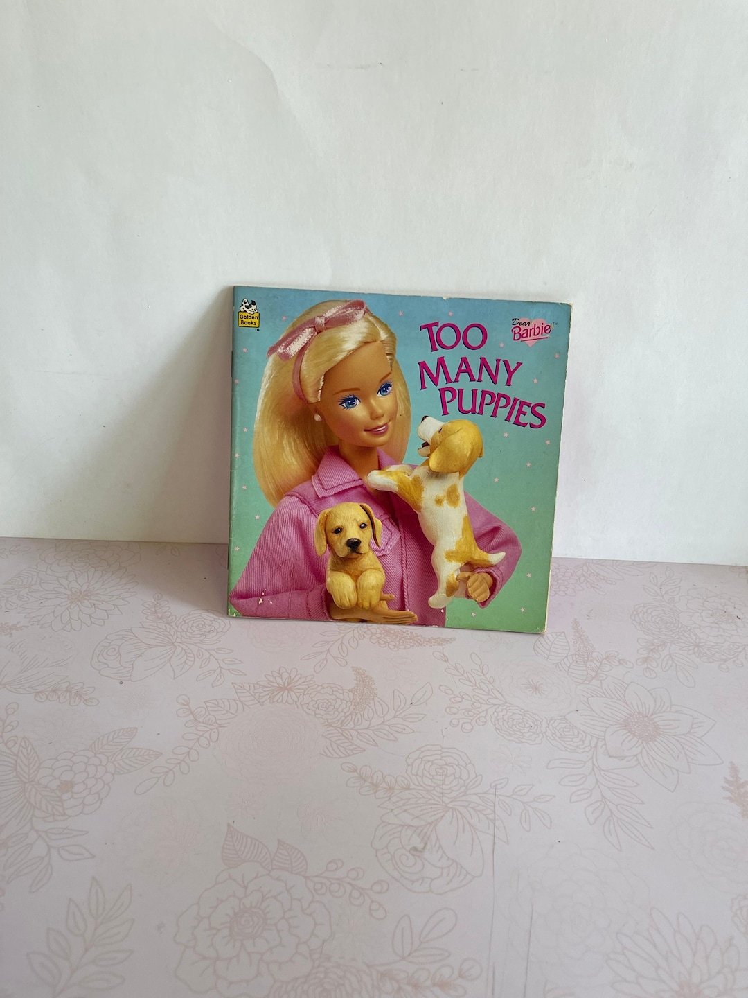 Vintage 1997 Barbie Little Golden Book, Barbie Who's the Boss Book ...