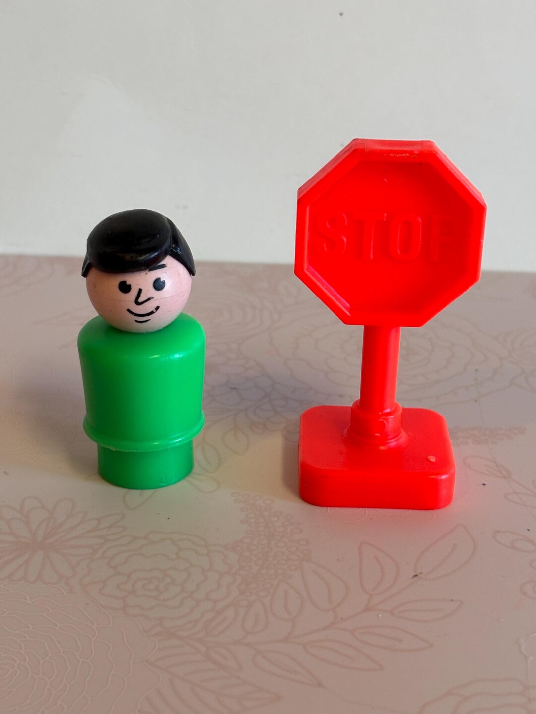 Fisher Price Little People Man, Little People Street Stop Sign, Little ...