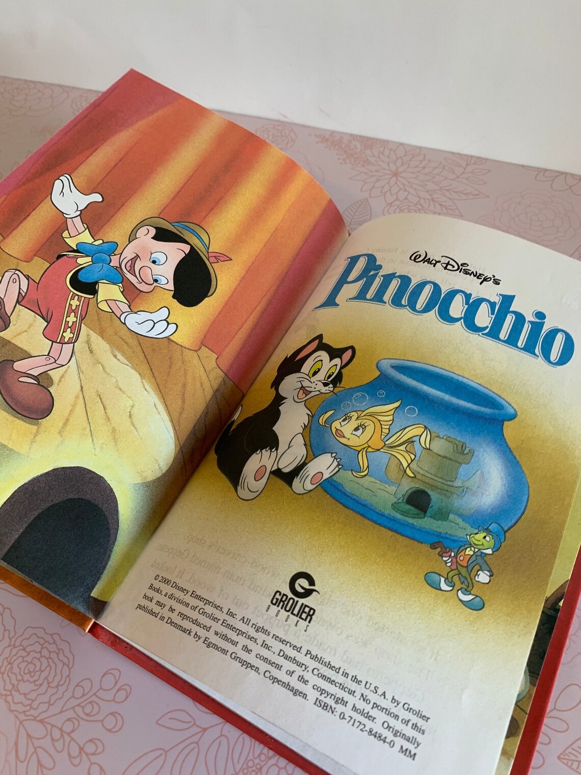 Vintage Disney Storybook Vintage Disney Pinocchio Book Walt | Etsy