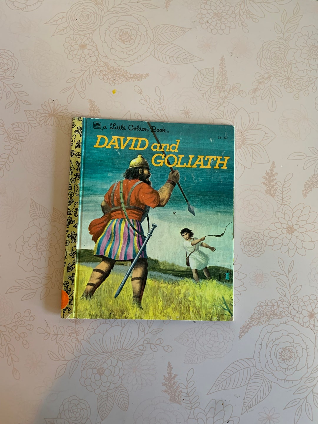 David and Goliath Little Golden Book, David and Goliath Story Book, A Little Golden Book ...