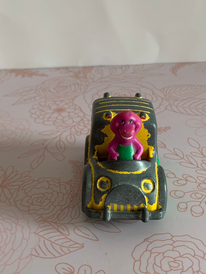 Vintage Barney Toy Car Figure Barney Small Toy Barney Toy - Etsy