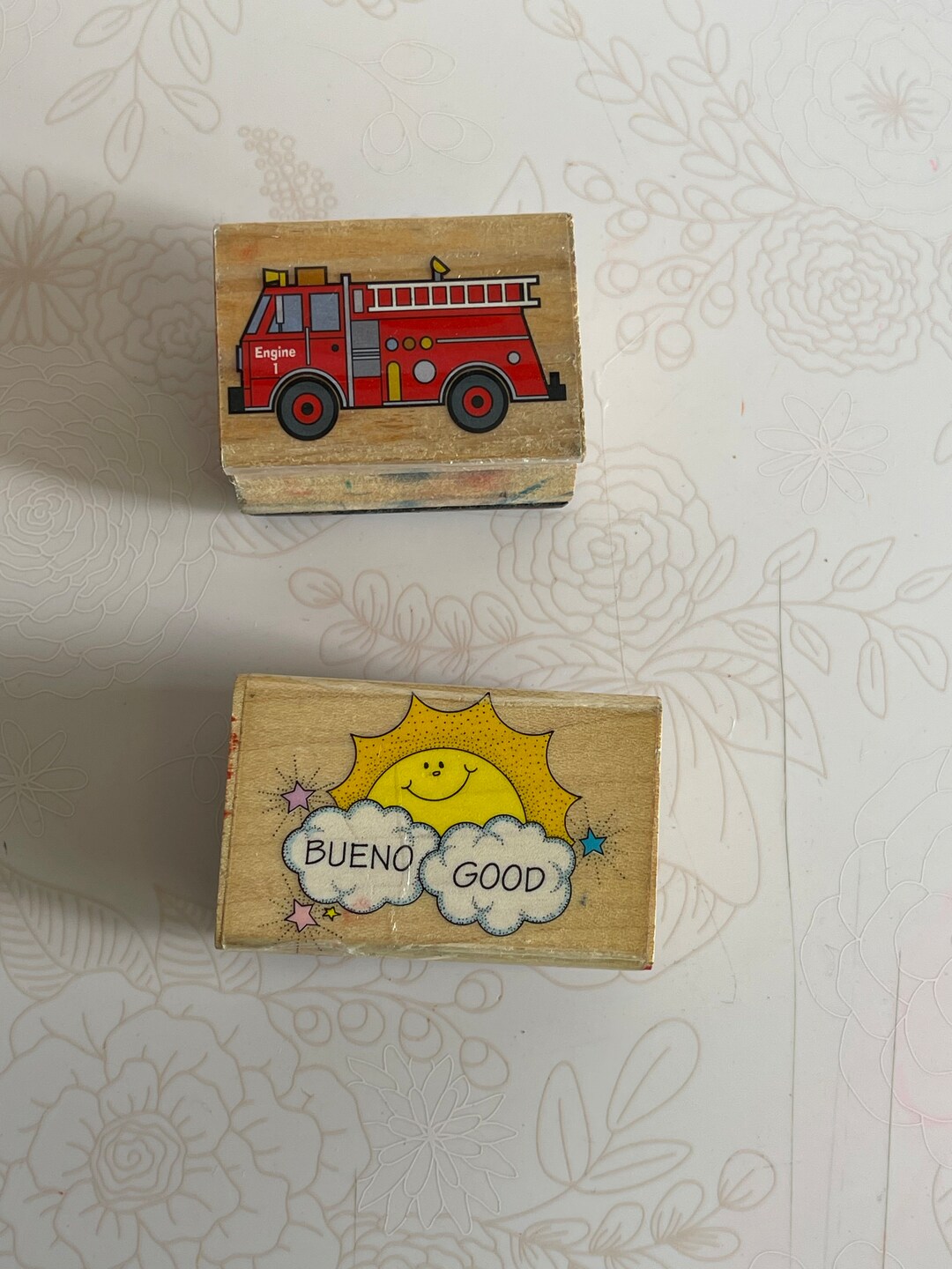 Rubber Stamp Lot, Hero Arts Stamp, Firefighter Stamp, Rubber Stamp ...