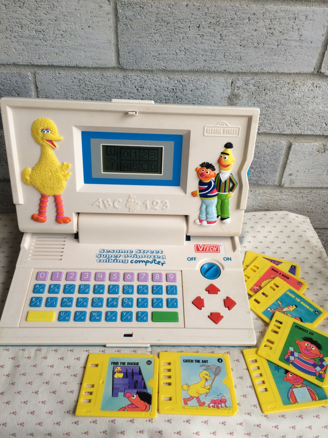 Sesame Street Super Animated Talking Computer Vtech 1992 | Etsy