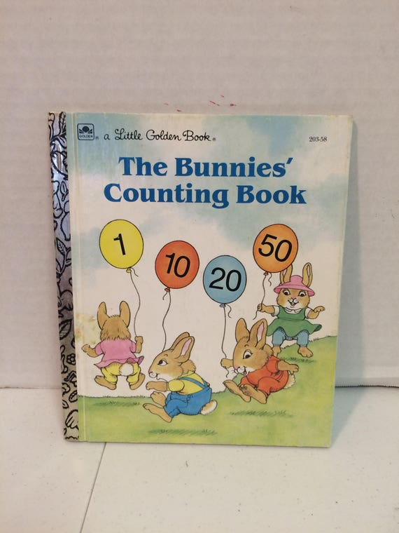 1991 The Bunnies Counting Book A Little Golden Book The | Etsy