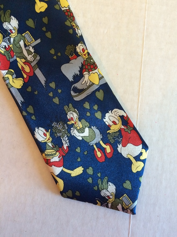 Vintage Disney Neck tie, vintage Necktie, Donald Duck… - Gem