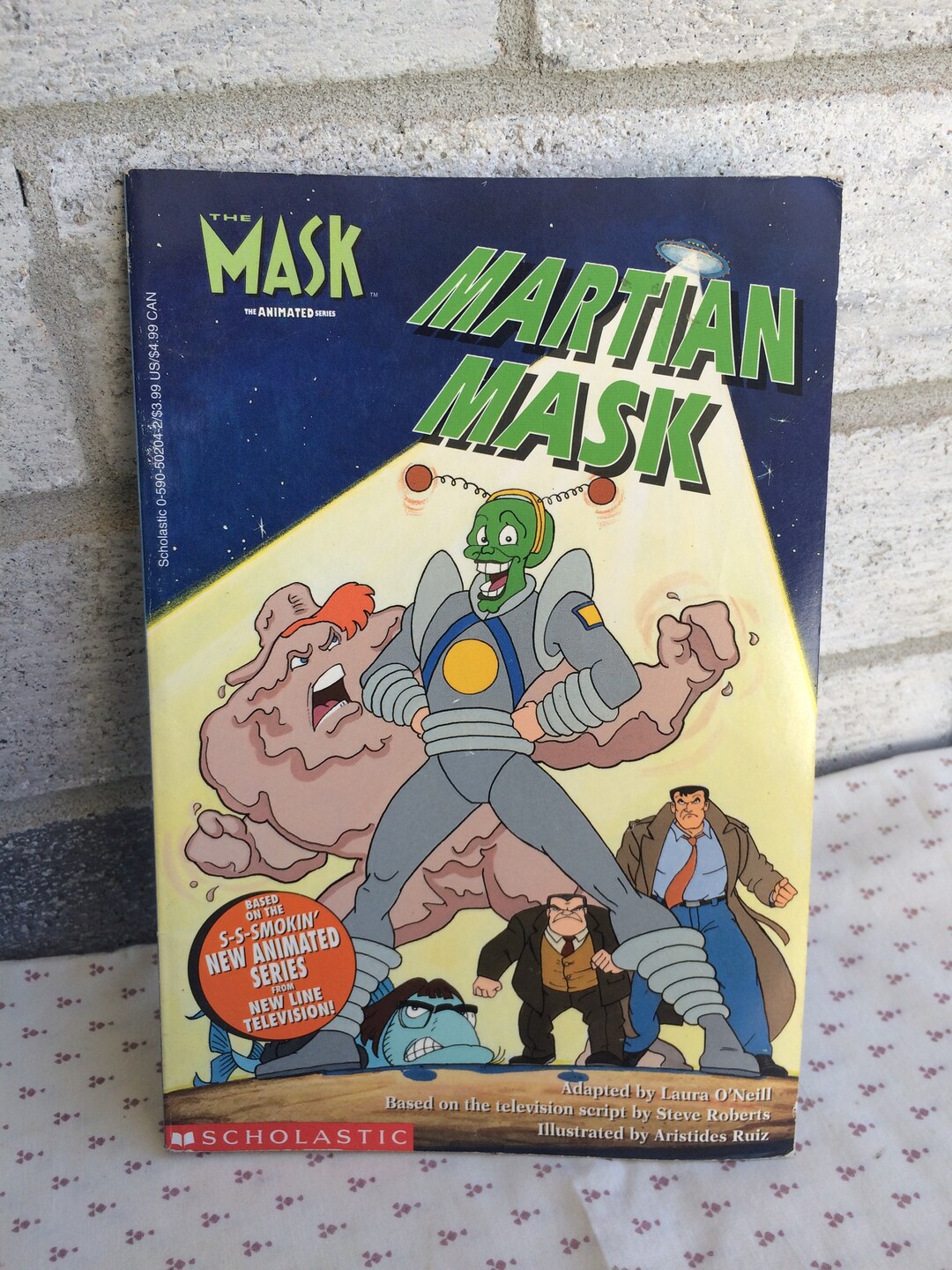 Vintage the Mask Book, the Mask Animated Series Book, the Mask Martian ...