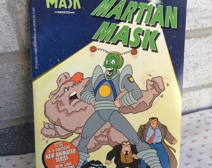 Vintage the Mask Book, the Mask Animated Series Book, the Mask Martian ...