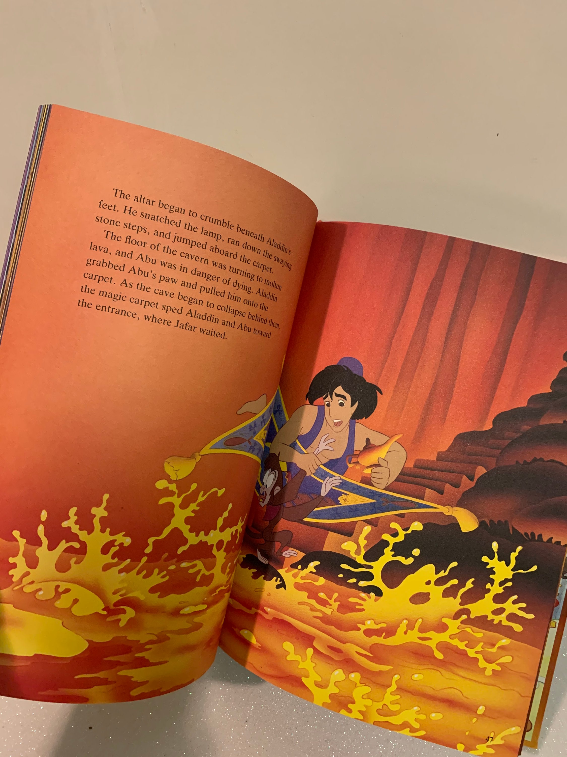 Vintage Disney's Aladdin Book Disney Aladdin Disney | Etsy