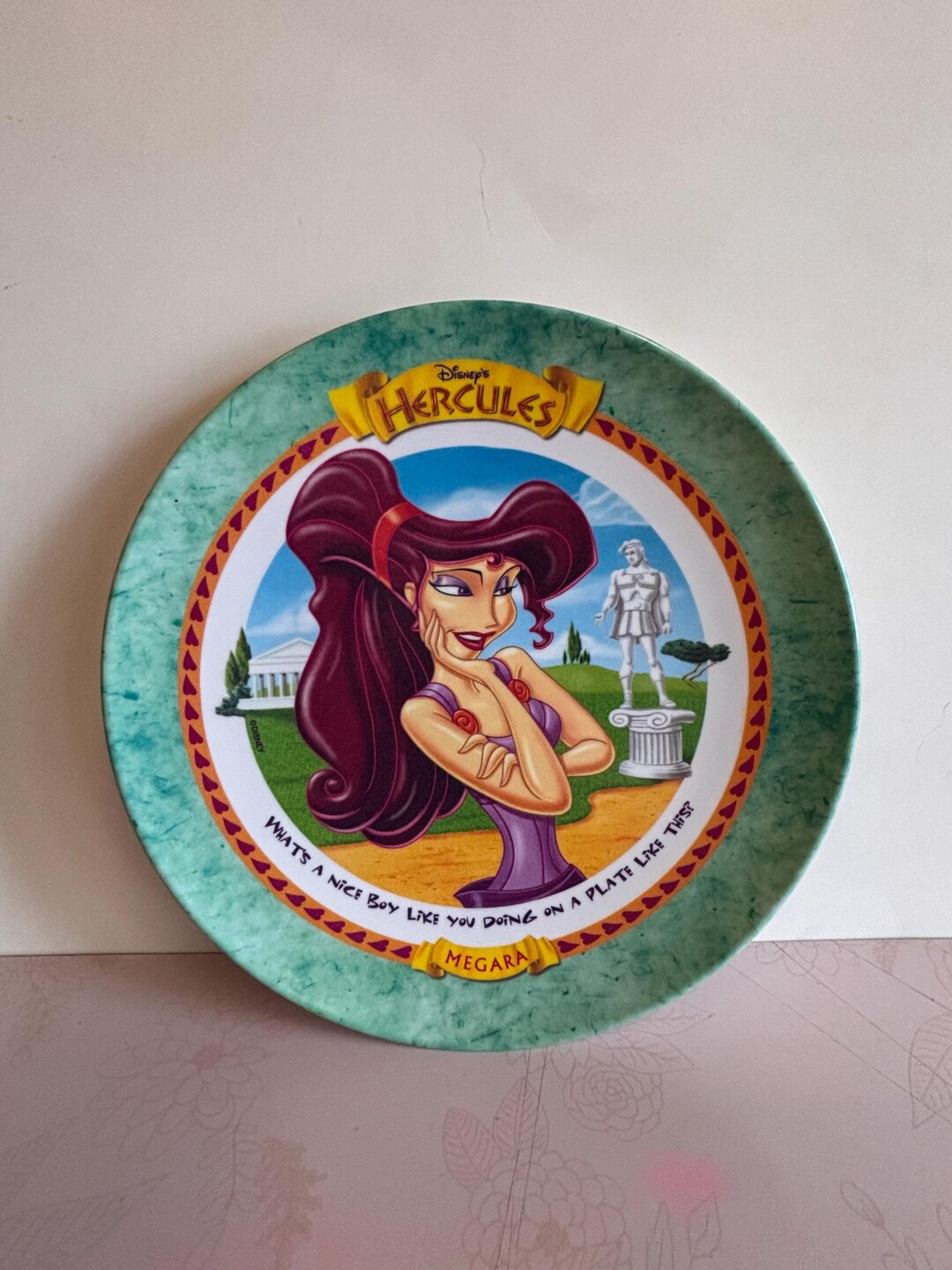 Disney's Hercules Mcdonald's Plate, 1997 Hercules Plate, Vintage ...
