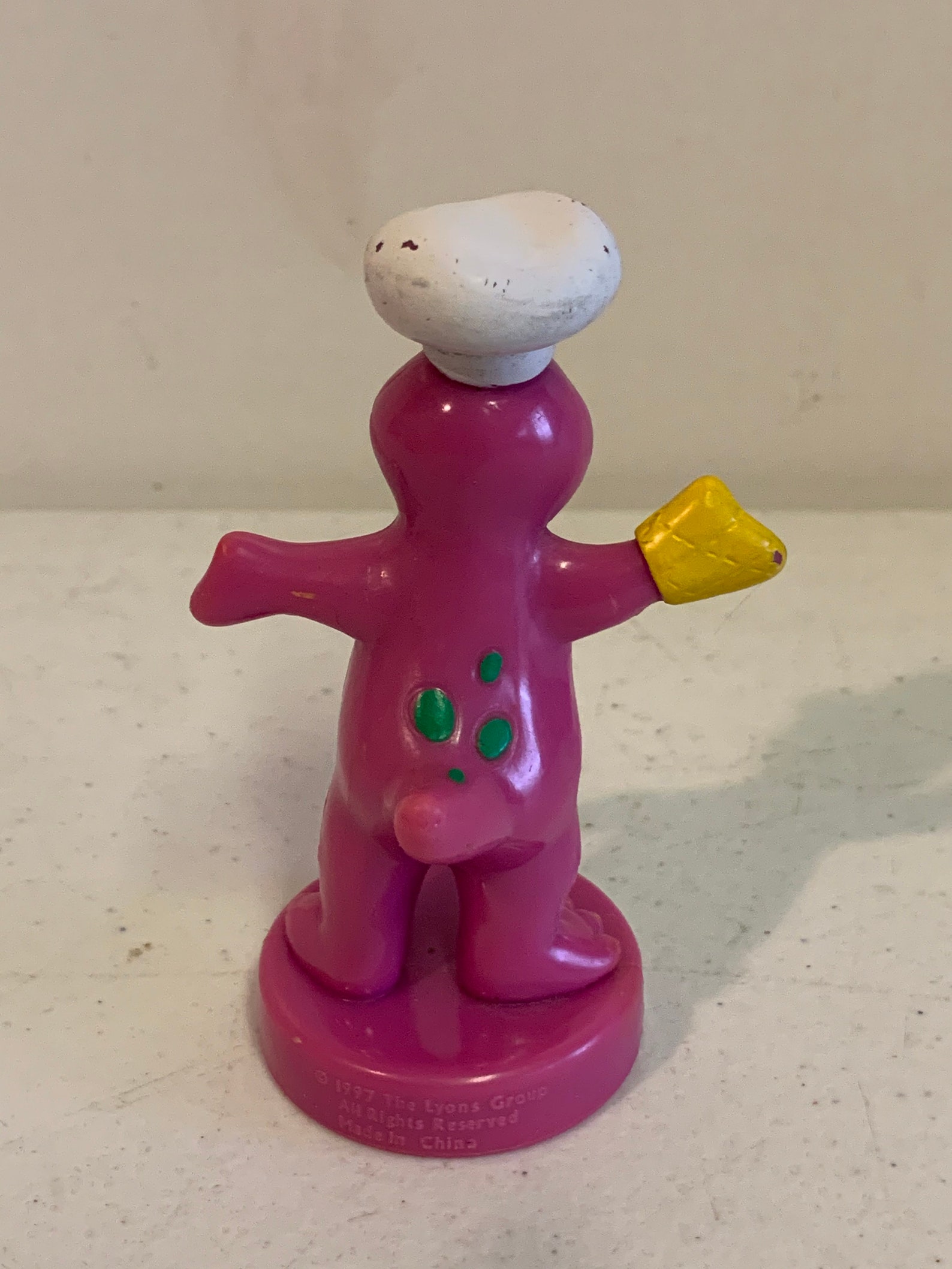 Barney Toy Figure Barney Small Toy Barney Playdough Toy - Etsy