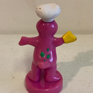 Barney Toy Figure Barney Small Toy Barney Playdough Toy - Etsy