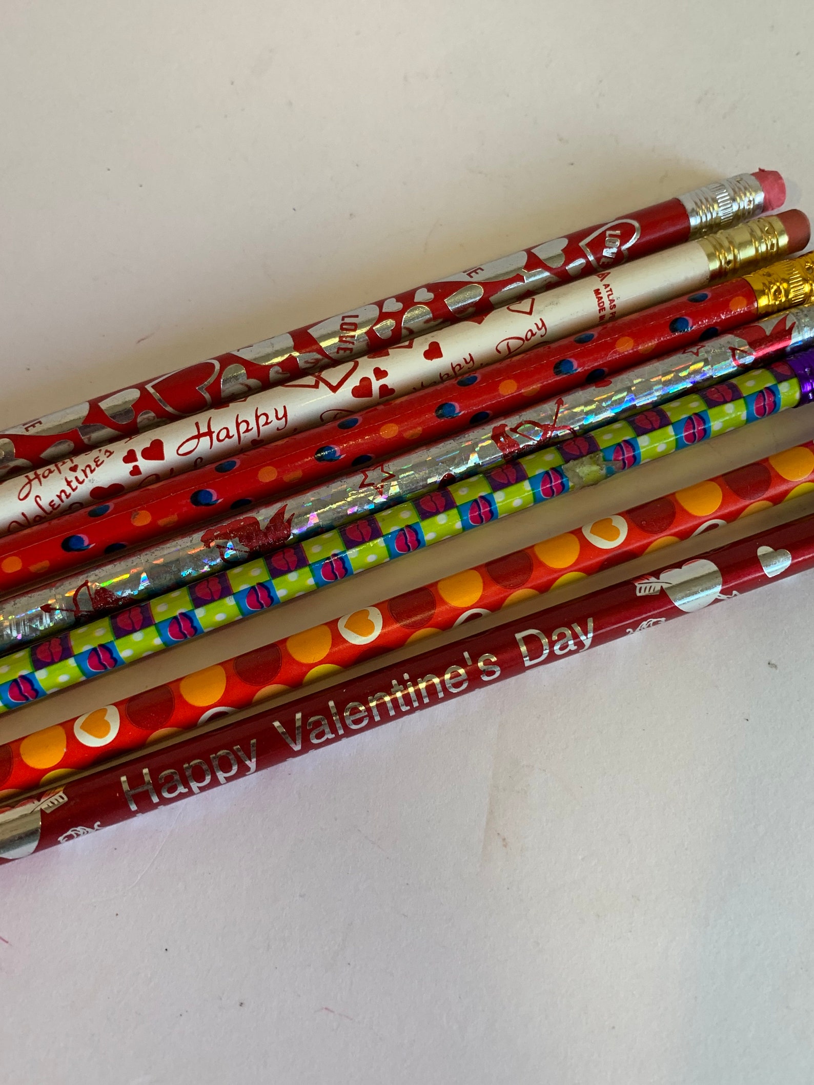 Vintage 90s Pencils, Vintage Valentines, Vintage Pencils, Vintage ...