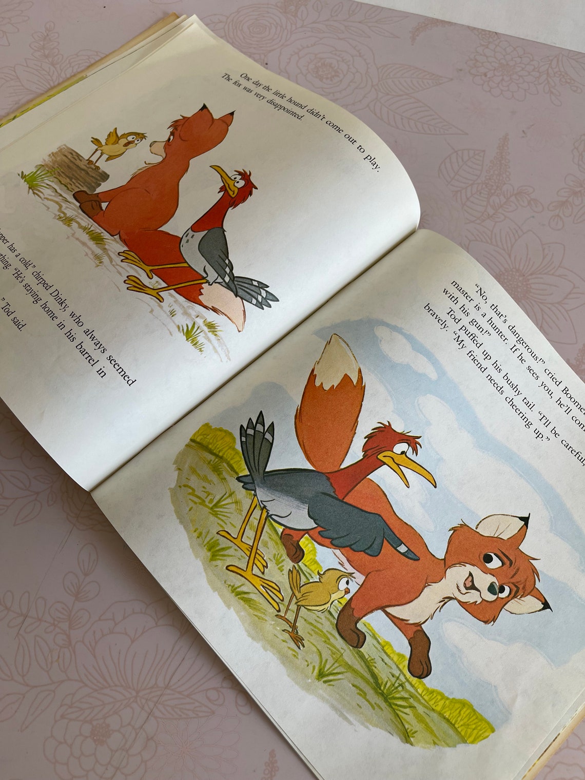 Walt Disney Golden Book Disney Fox and the Hound Book A - Etsy