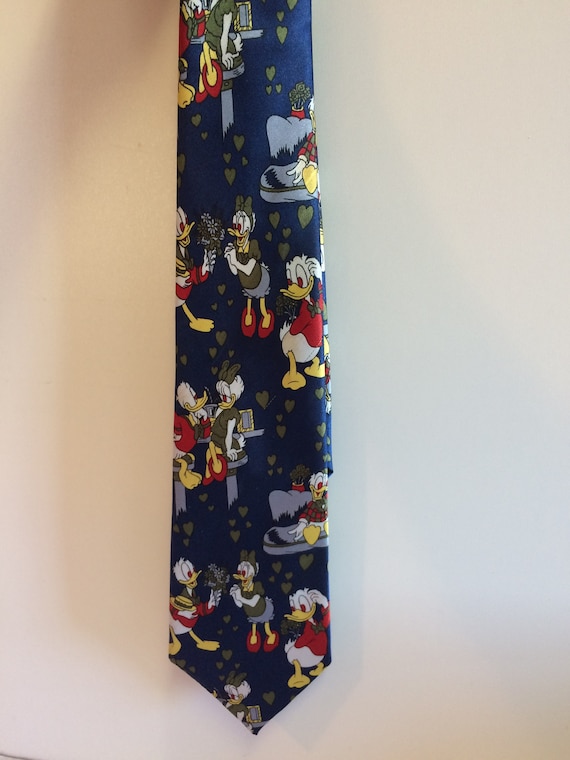 Vintage Disney Neck tie, vintage Necktie, Donald Duck… - Gem