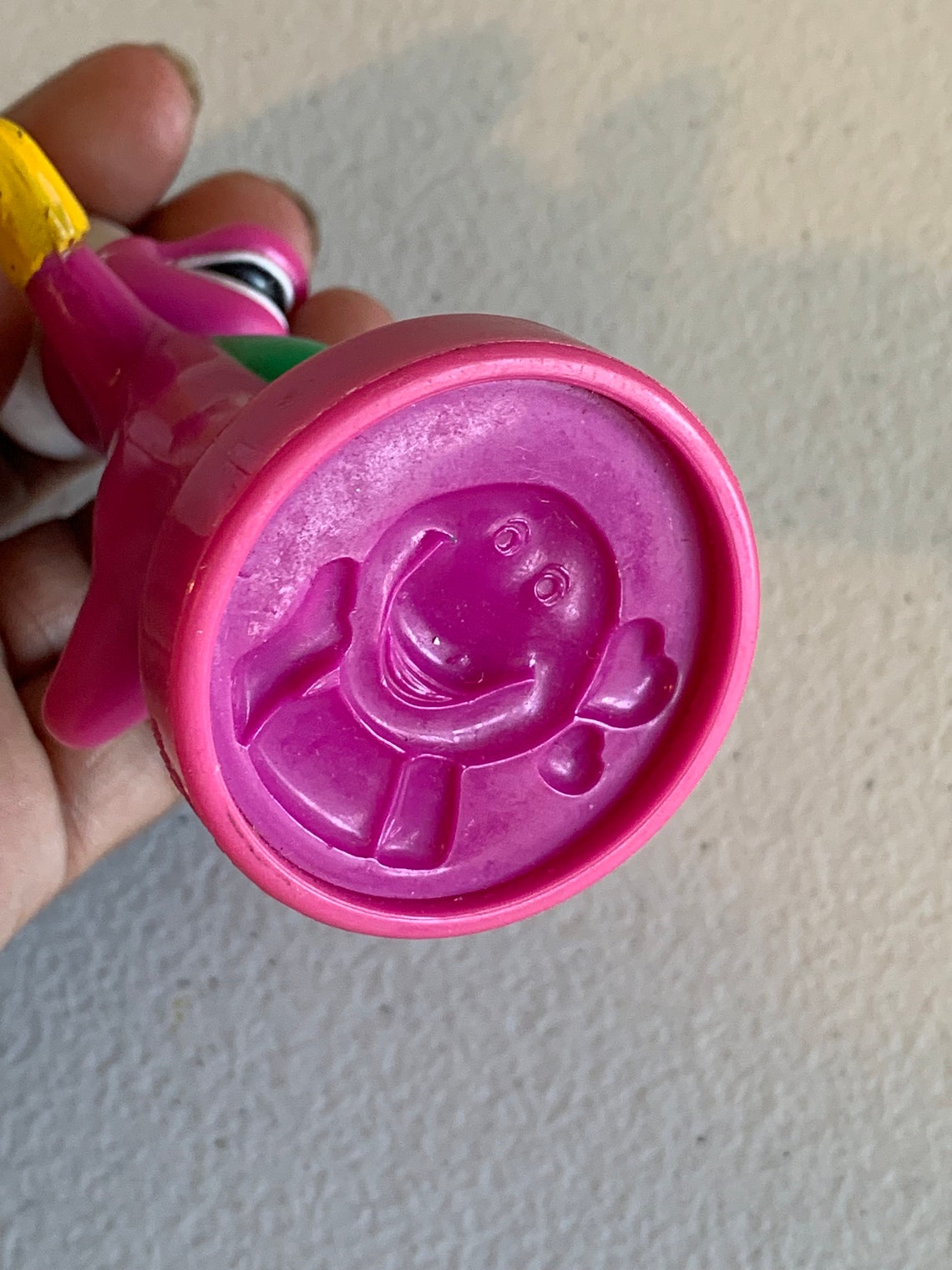 Barney Toy Figure Barney Small Toy Barney Playdough Toy | Etsy