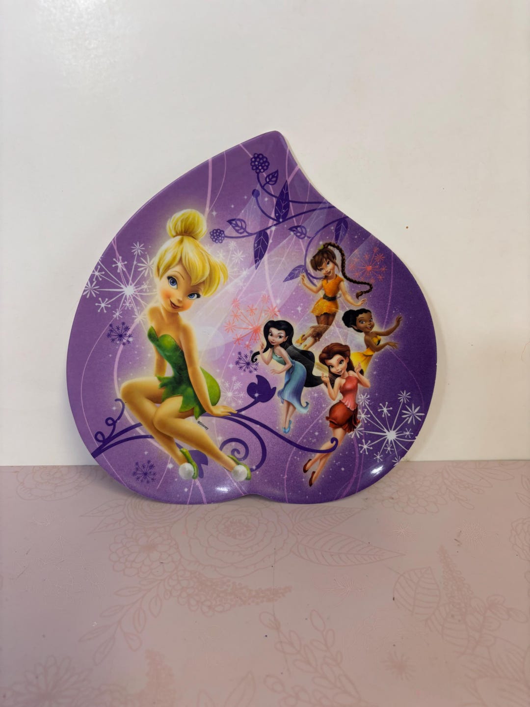 90s Disney Tinkerbell Plate, Disney Tinkerbell Child's Plate, Children ...