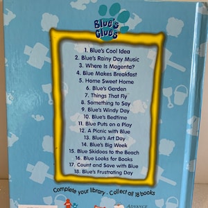 Vintage Blue's Clues Storybook: Rainy Day Music, Book 2 - Etsy