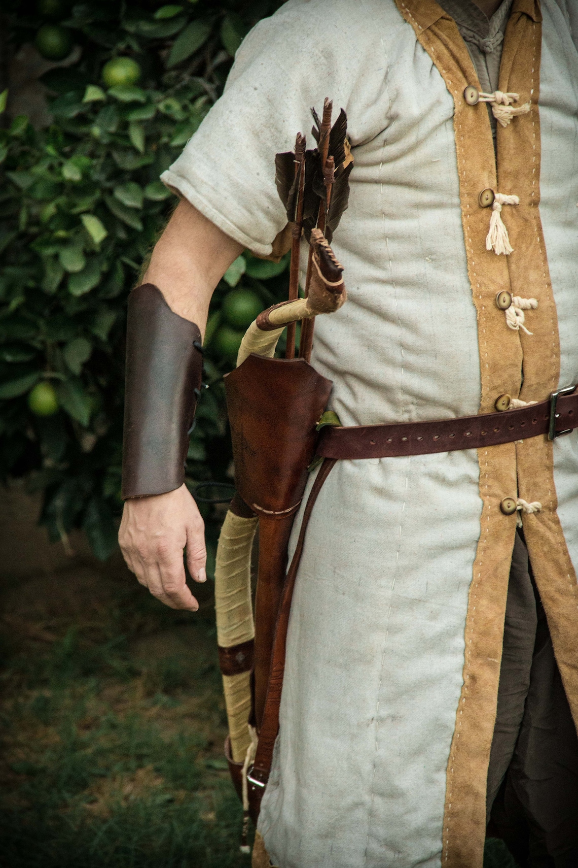 Leather Quiver / Bow Scabbard Handmade for Archery - Etsy
