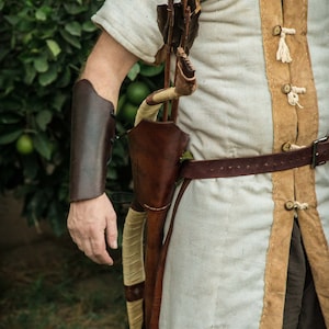 Leather Quiver / Bow Scabbard Handmade for Archery - Etsy