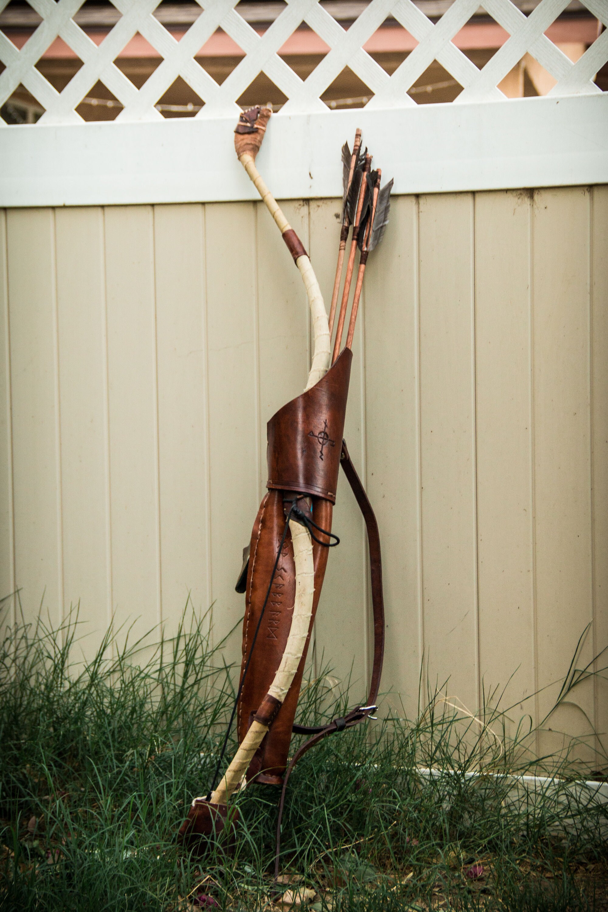 Leather Quiver / Bow Scabbard Handmade for Archery - Etsy
