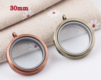 Shadow Box Locket - Etsy