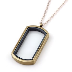 51x28mm Rectangle Shaped Floating Glass Locket ,floating Locket Pendant ...